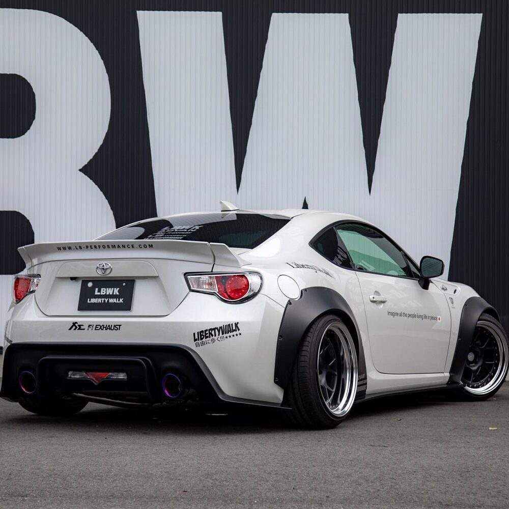 LIBERTY WALK LB★NATION SIDE DIFFUSERS FOR ZC6 SUBARU BRZ / ZN6 TOYOTA ...
