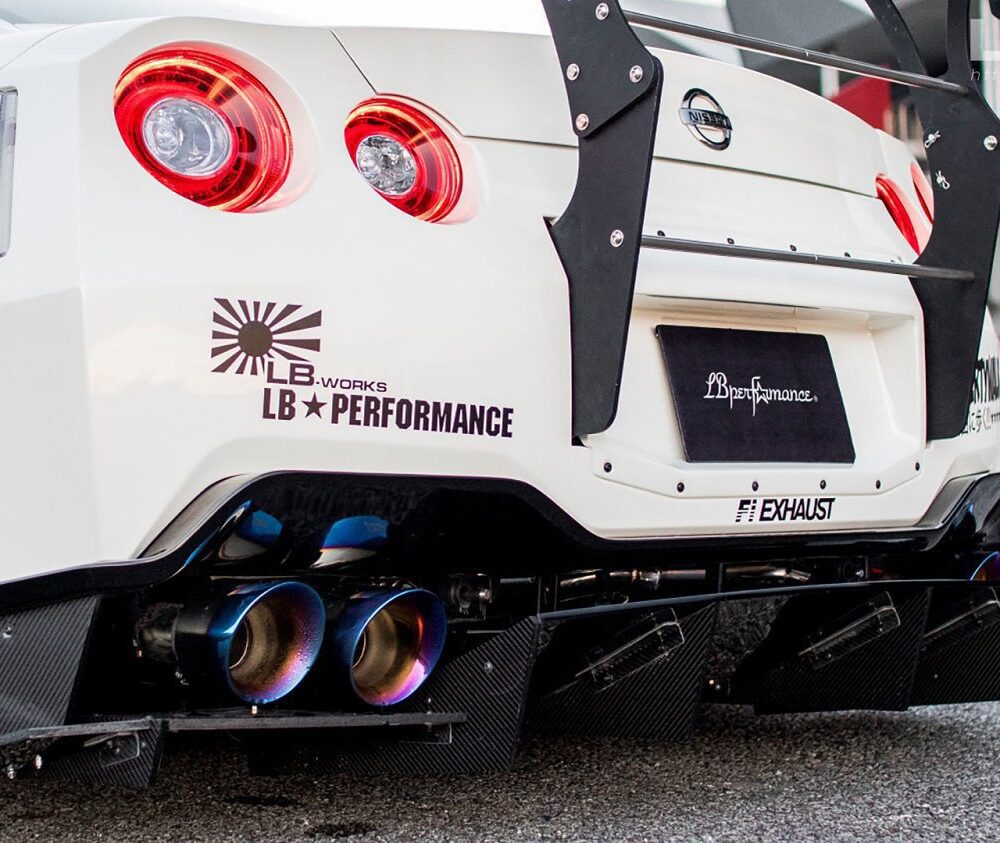 LIBERTY WALK LB-WORKS TYPE-II REAR BUMPER FOR R35 NISSAN GT-R – Jen ...