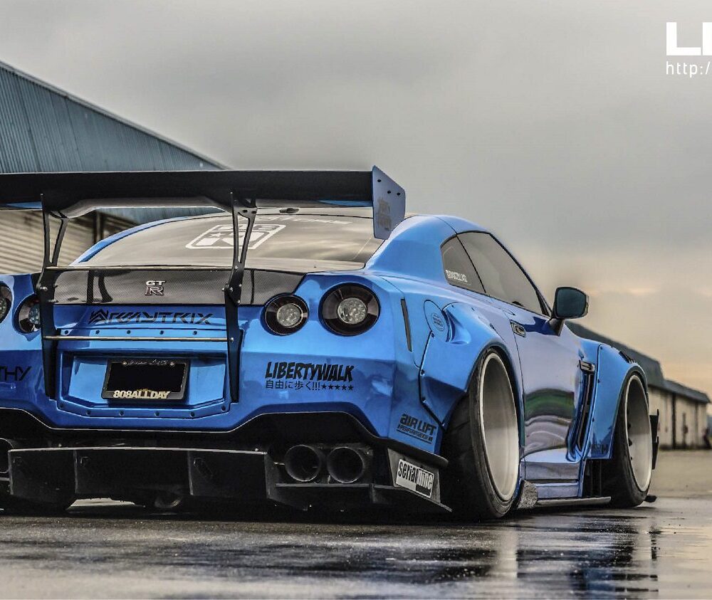 LIBERTY WALK LB-WORKS TYPE-II REAR BUMPER FOR R35 NISSAN GT-R – Jen ...