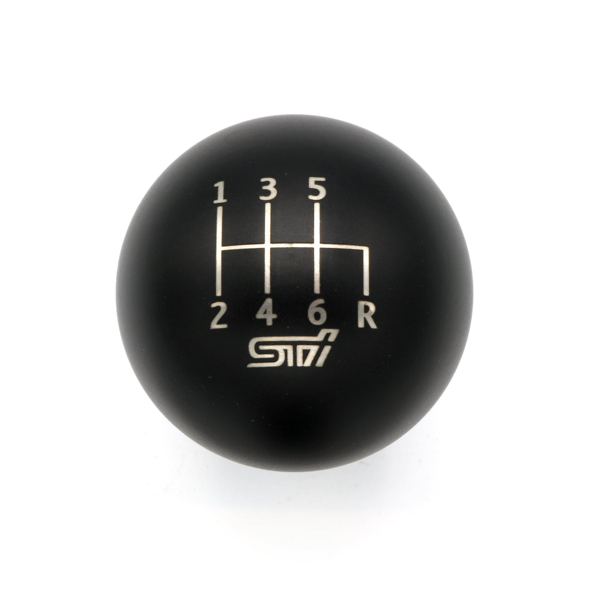 MATTE BLACK WEIGHTED - 6 SPEED STI ENGRAVING - 6 SPEED STI FITMENT ...
