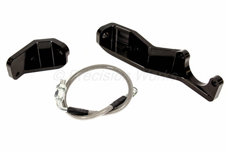 Precision Works Pitch Stop Brace with Clutch Line - Subaru WRX & STI 2 ...