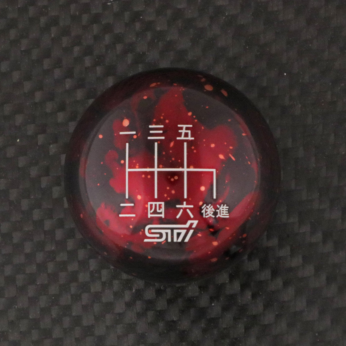 RED COSMIC SPACE - 6 SPEED STI JAPANESE ENGRAVING - 6 SPEED STI FITMEN ...